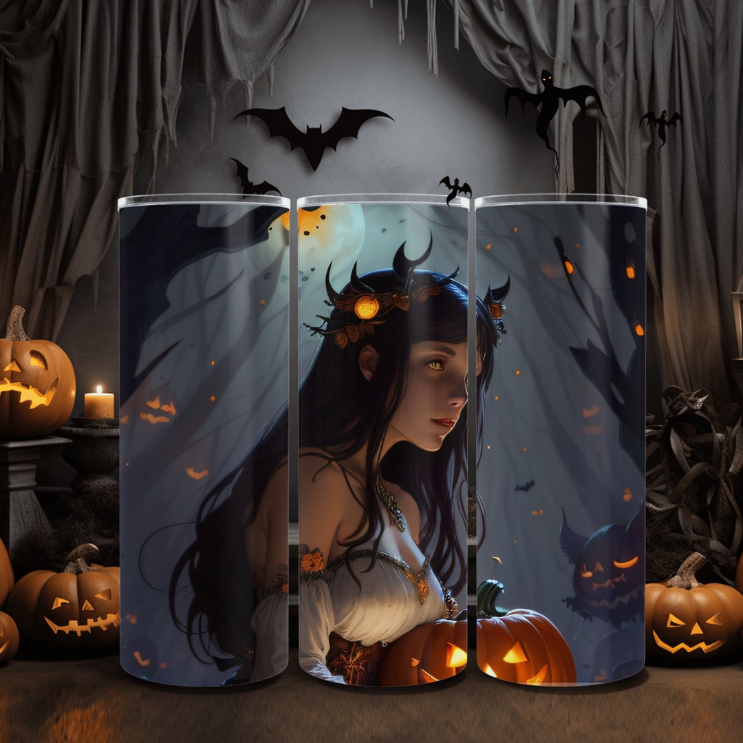 Spooky Fairy in Haunted Woods - Halloween Theme - Halloween Vibe - 20oz ...