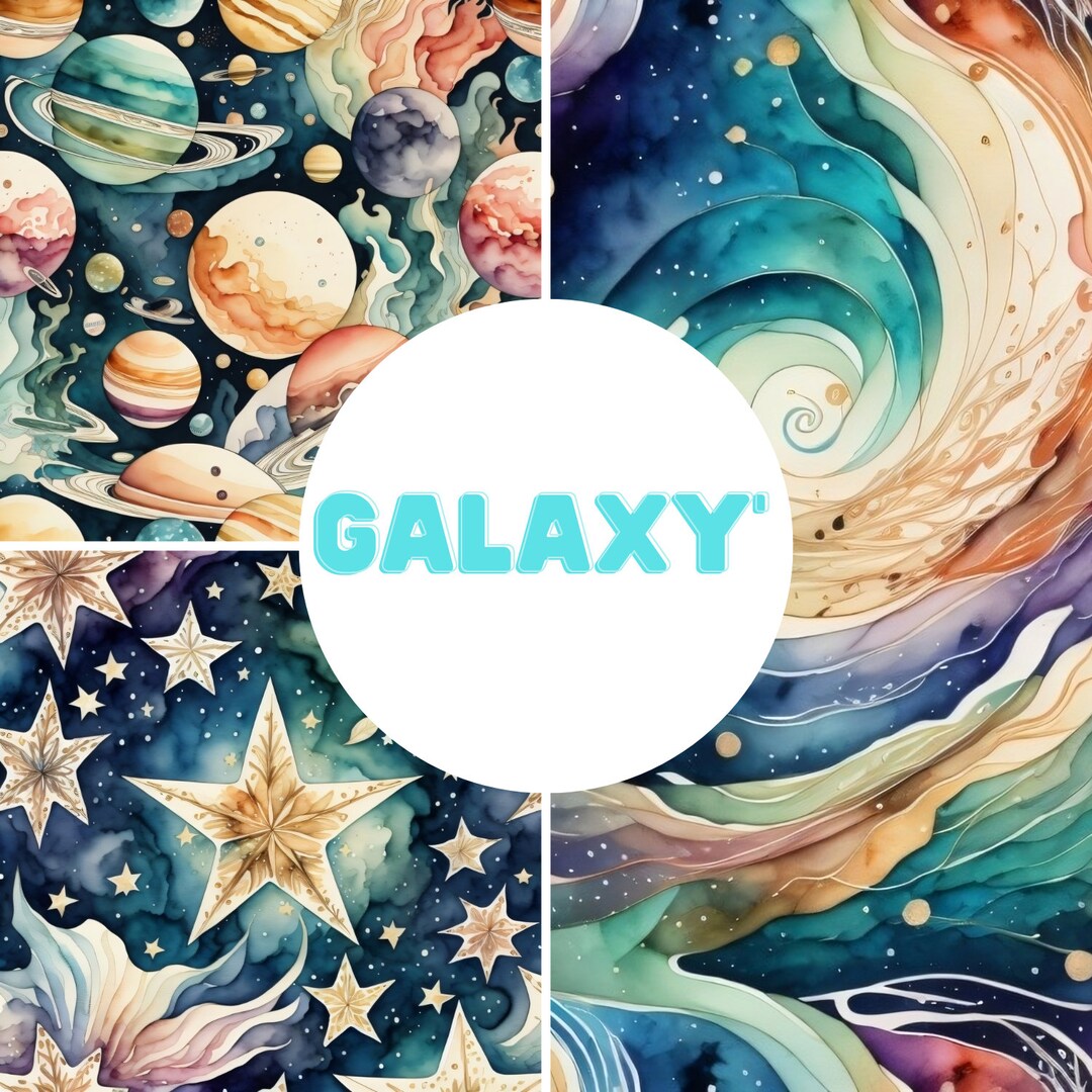 Galaxy - Digital Prints - Pattern- Wall Decor - Etsy