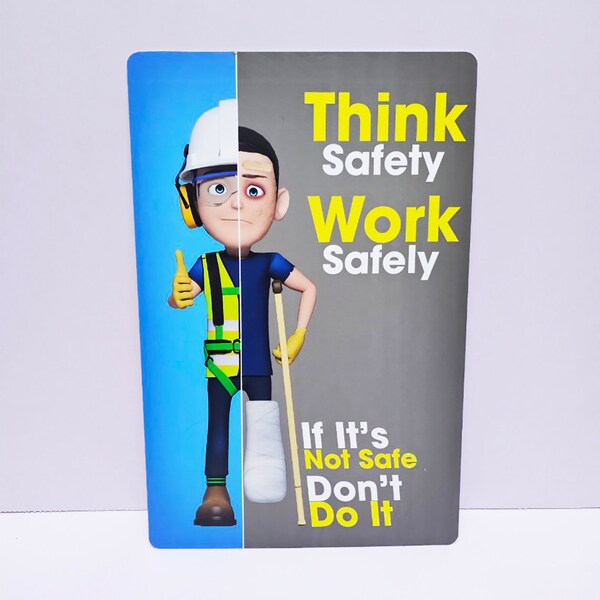 Work Safety Poster - Etsy