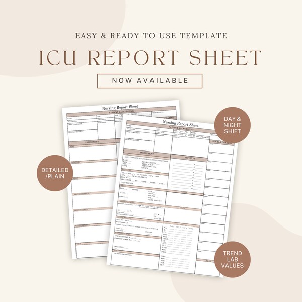 Hourly Rounding Template - Etsy