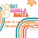 Peace Out Single Digits Birthday Bundle - Etsy