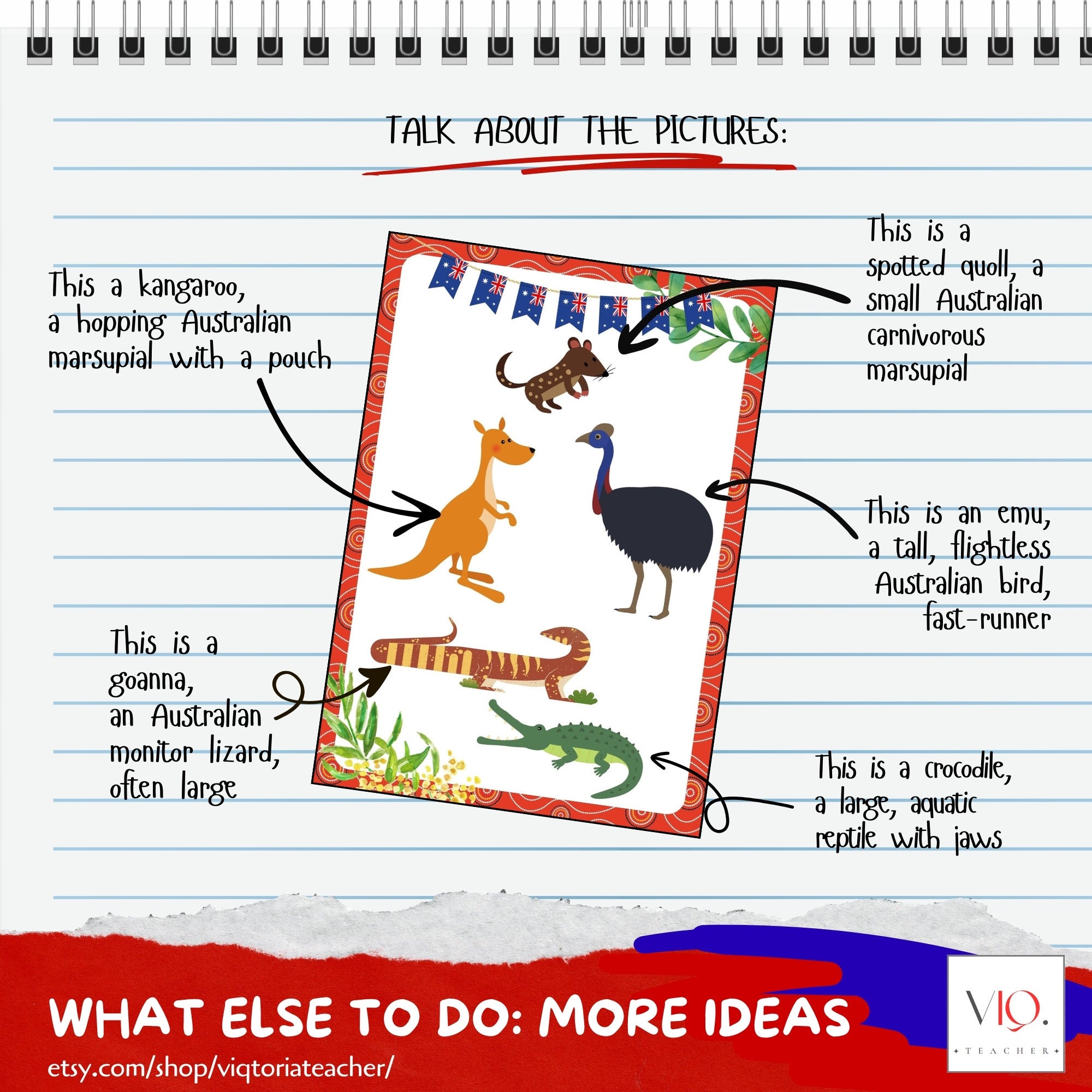 AUSTRALIAN ANIMALS: Educational Game - Etsy