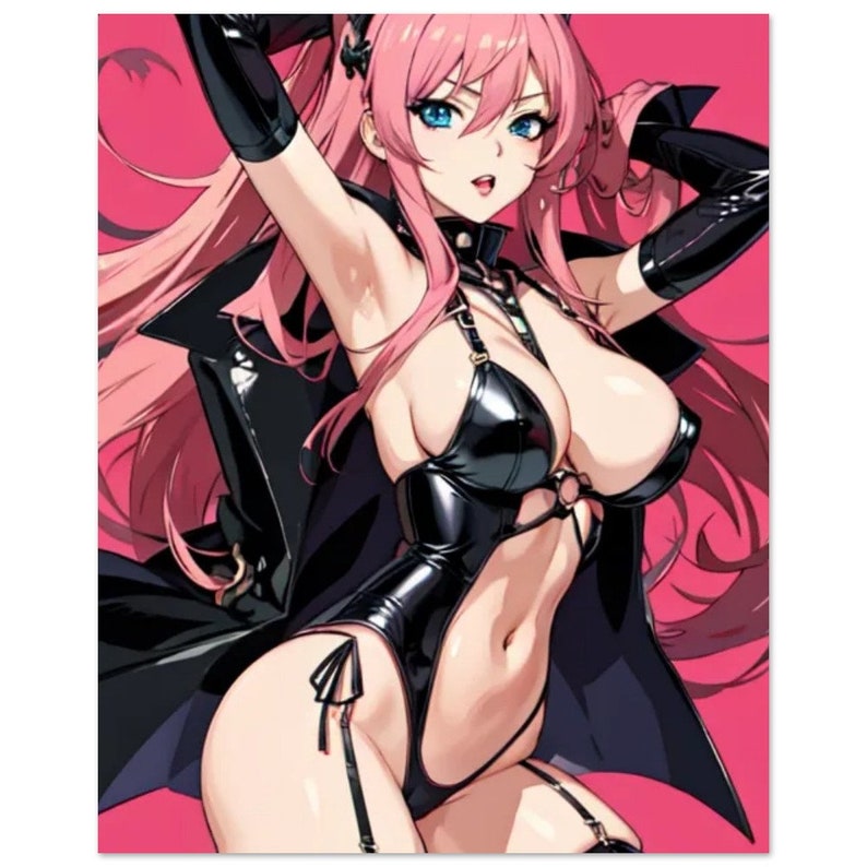 Anime Dominatrix Art Print Etsy
