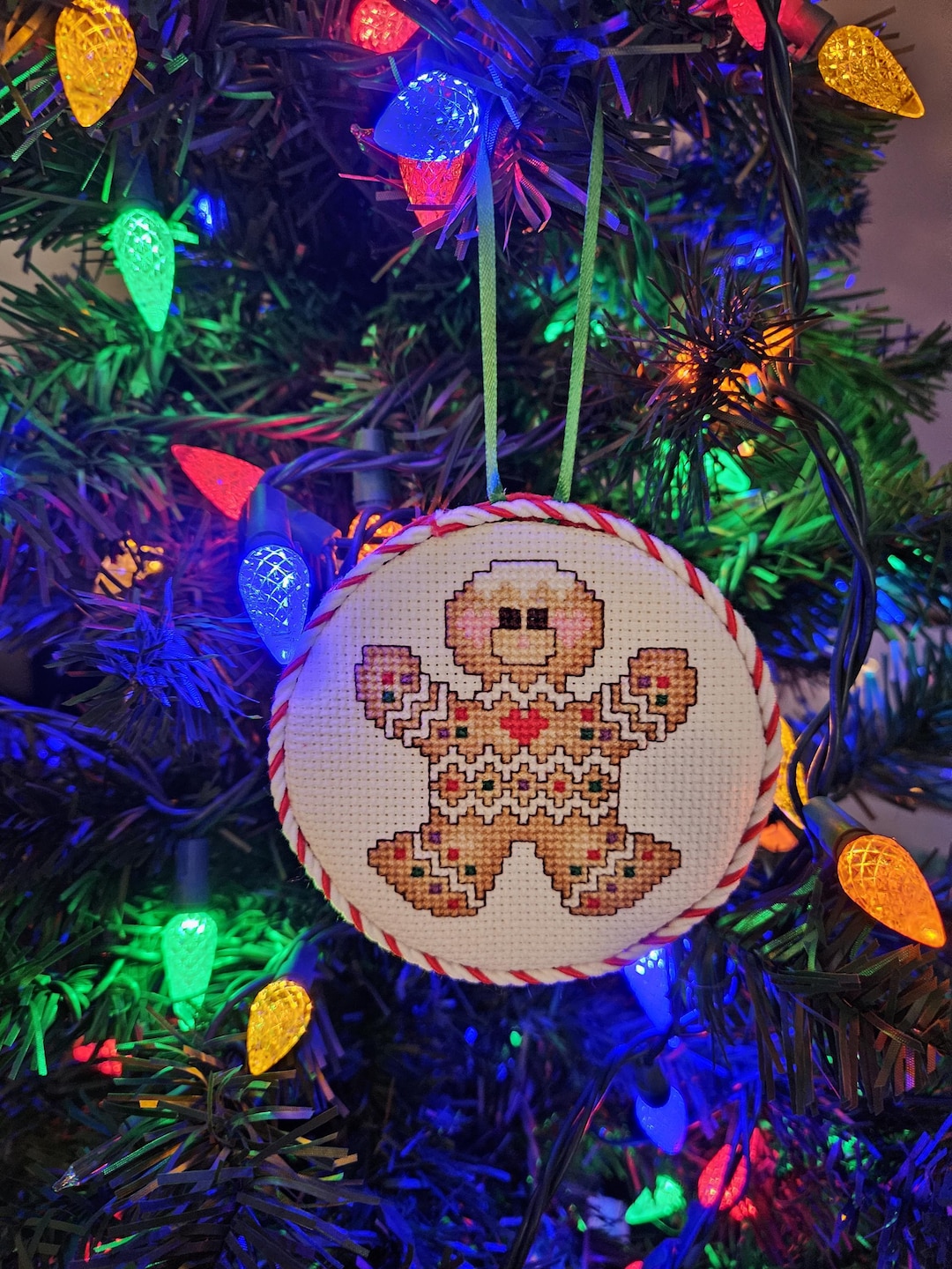Gingerbread Man Christmas Ornament - Etsy