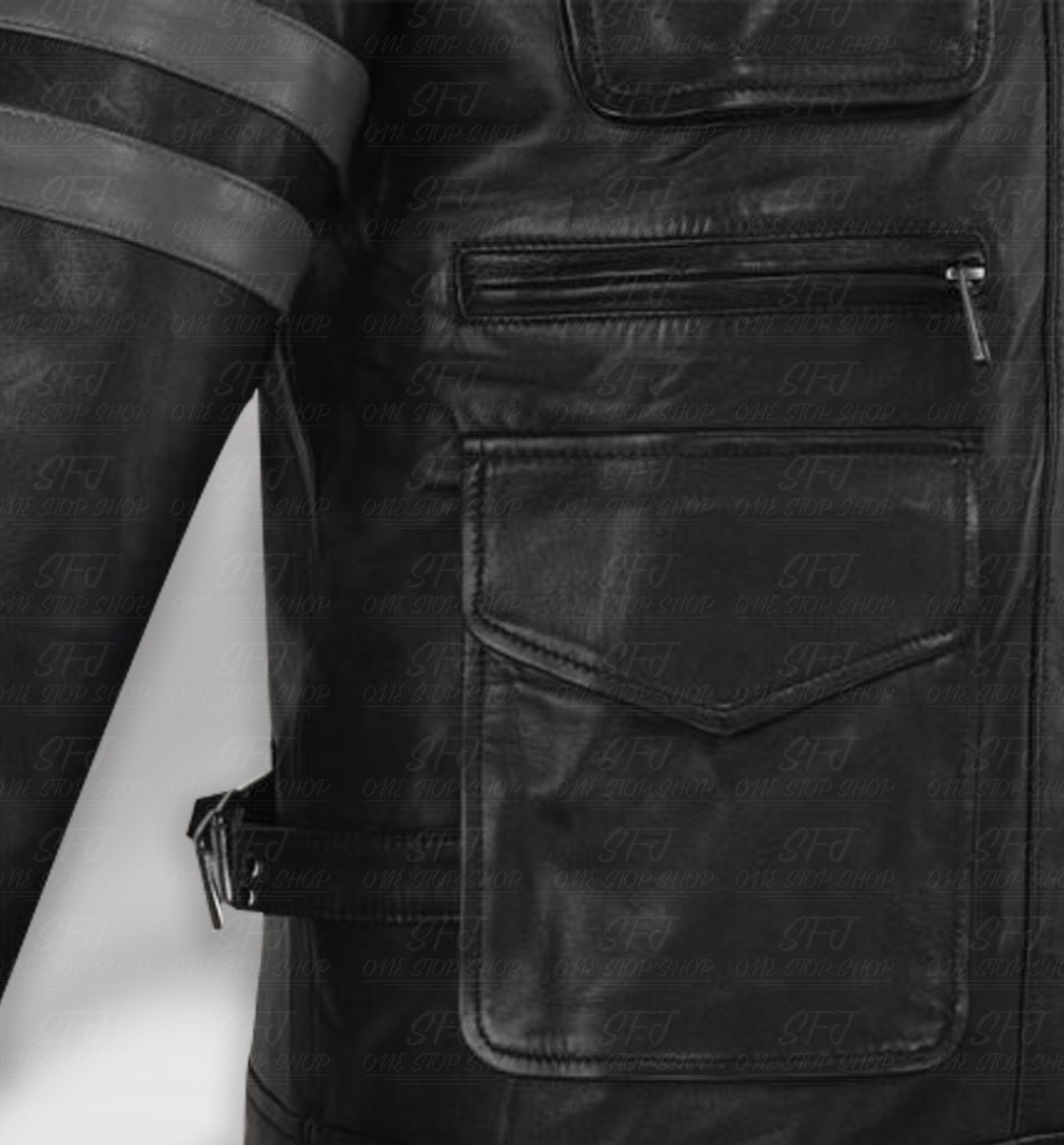 Leon Kennedy Resident Evil 6 Leather Jacket, 100% Genuine CHOWHIDE Leon ...