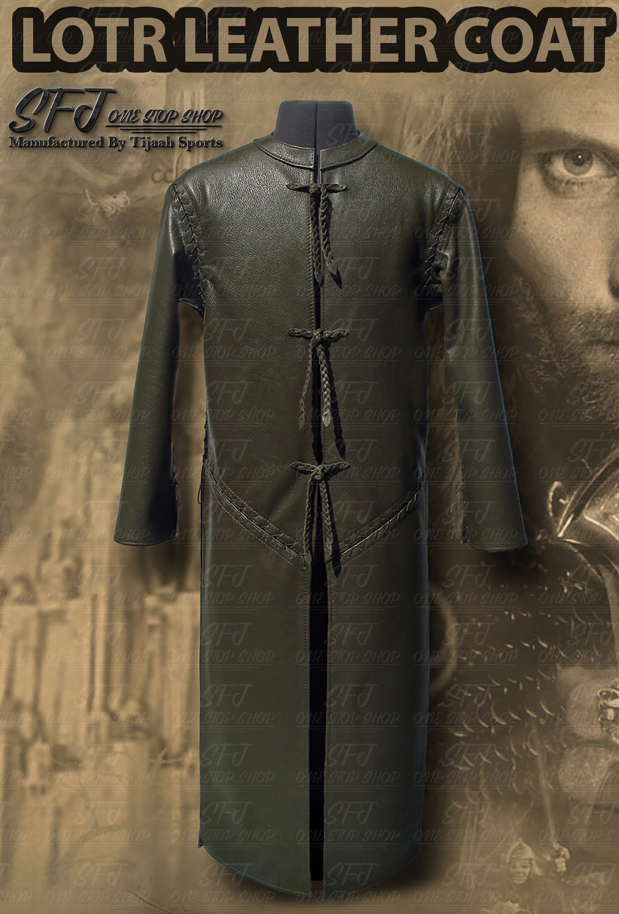 Leather Coat Strider, Aragorn Duster, Aragorn Armor, LOTR Cowhide ...