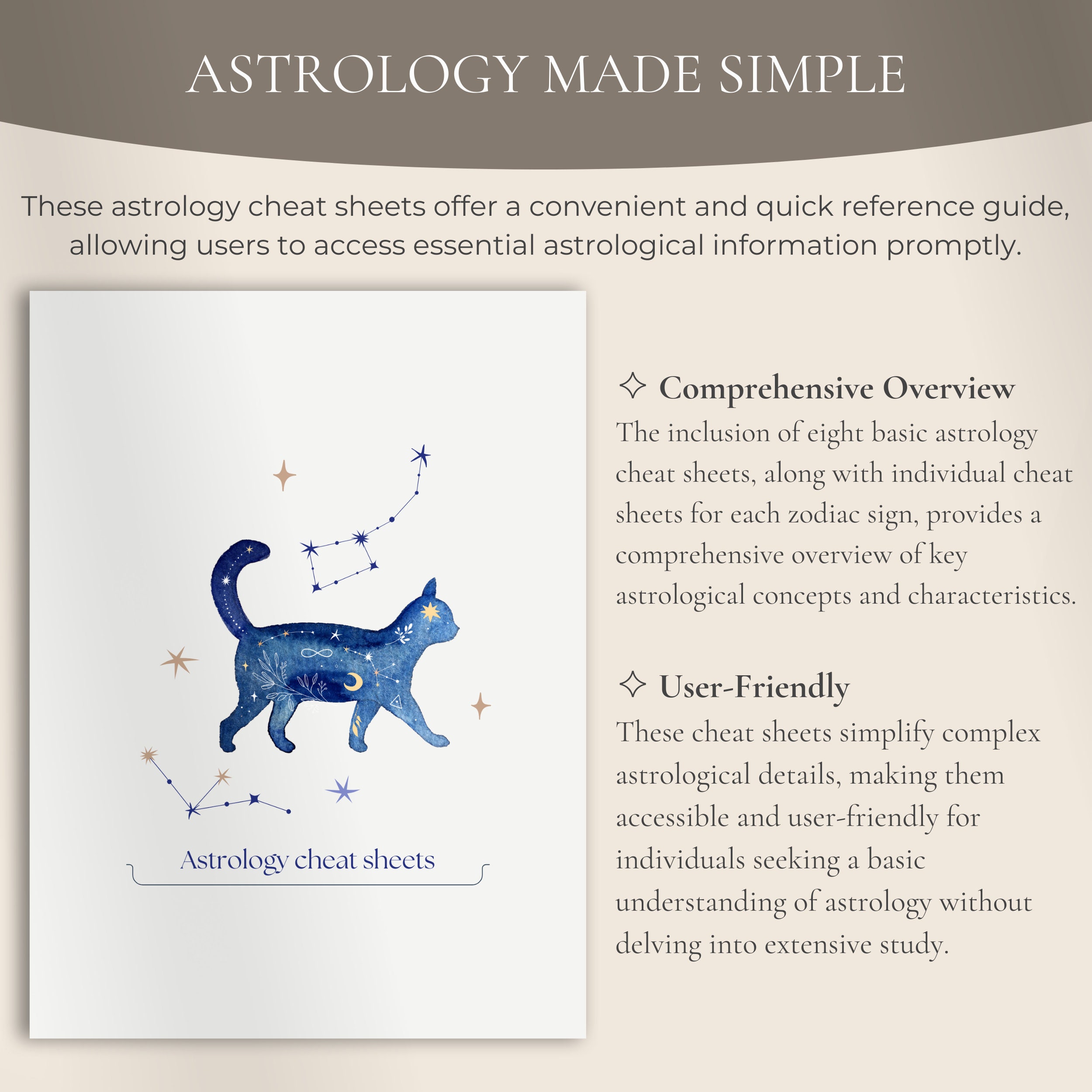 Astrology Cheat Sheets and Zodiac Signs Cheat Sheets Astrology for ...