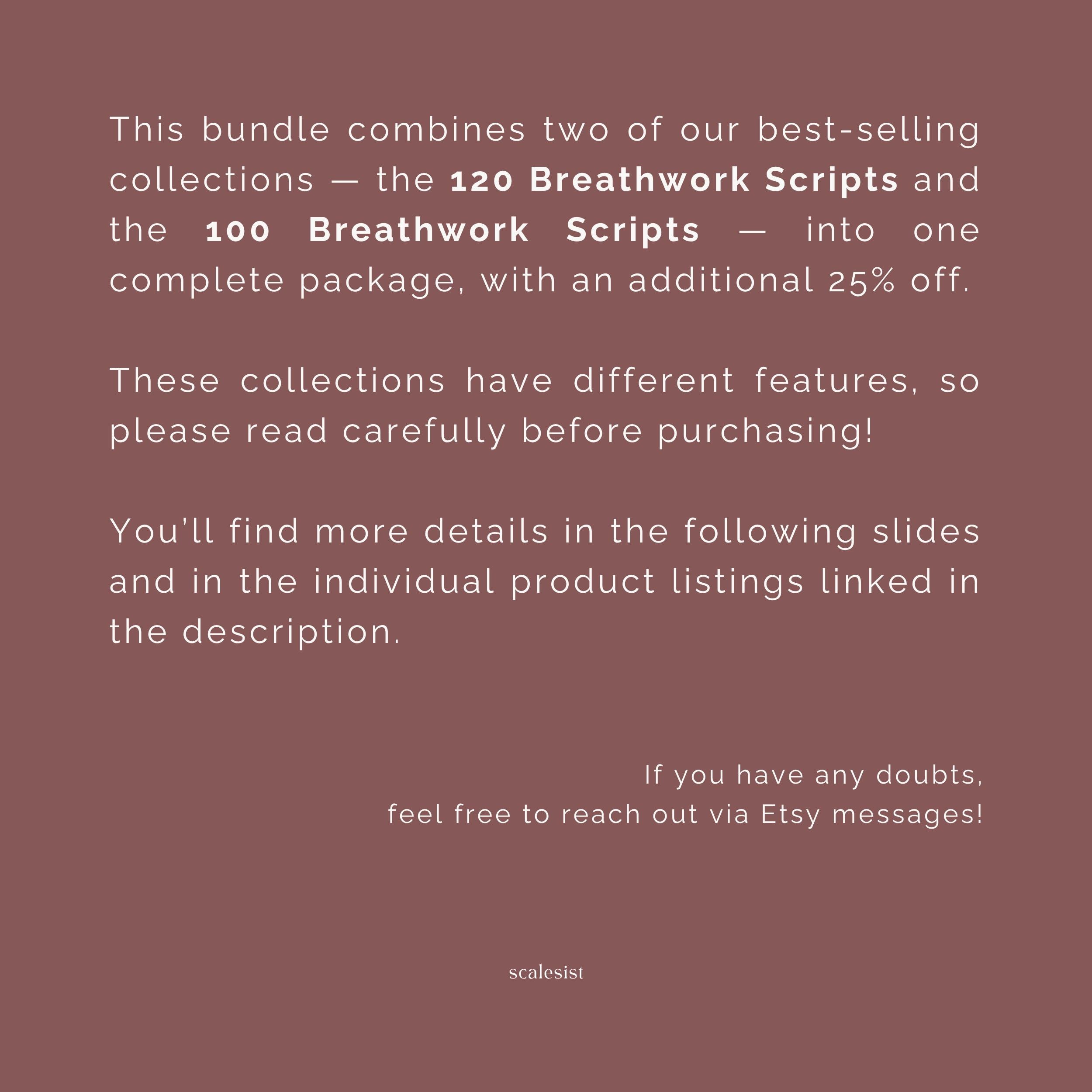 Breathwork Scripts Bundle for Coaches, 220 Long and Short Guided ...