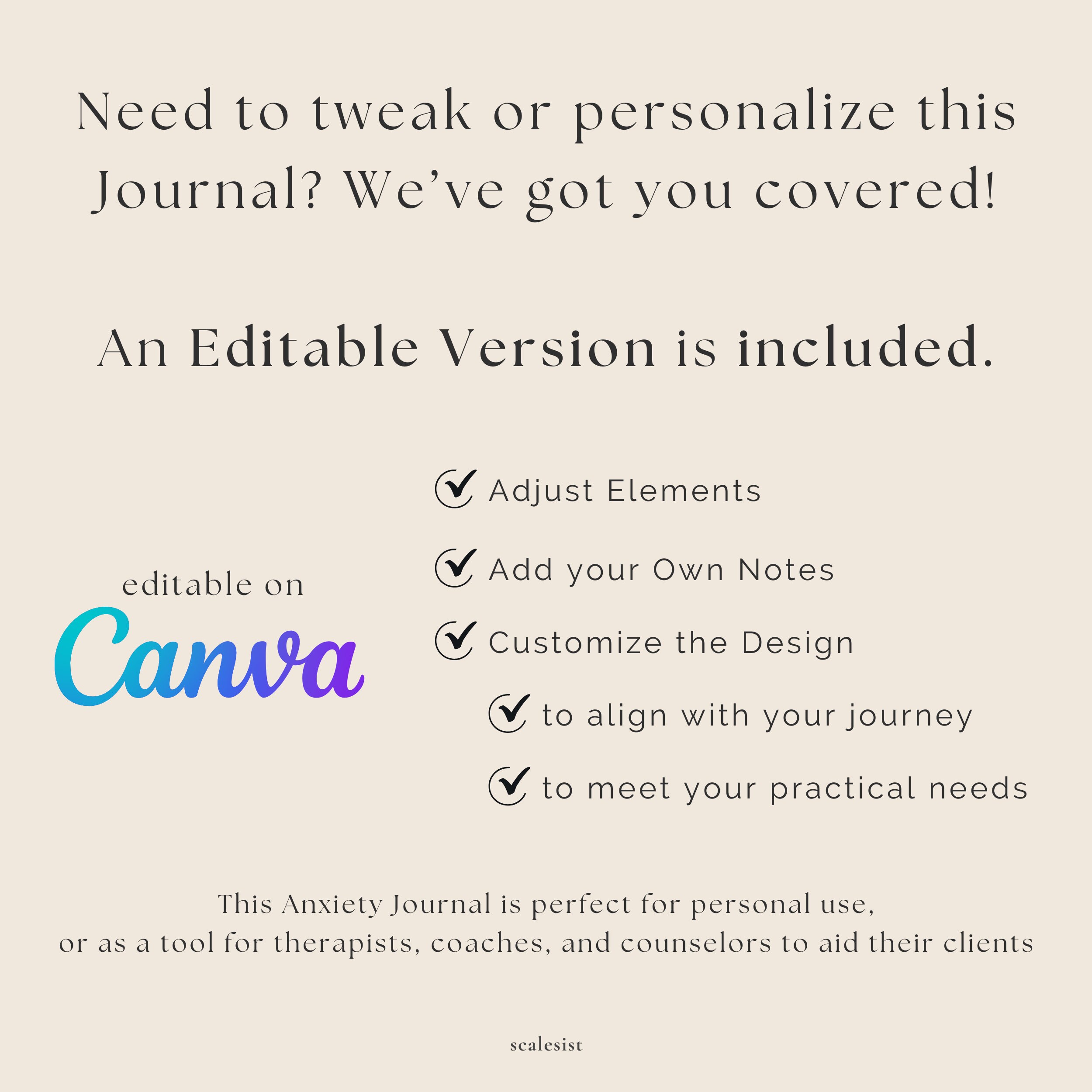 Anxiety Journal Therapy Worksheets, Prompts, Exercises Digital ...