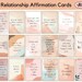 Relationship Affirmation Cards Printable for Couples,inspirational Love ...