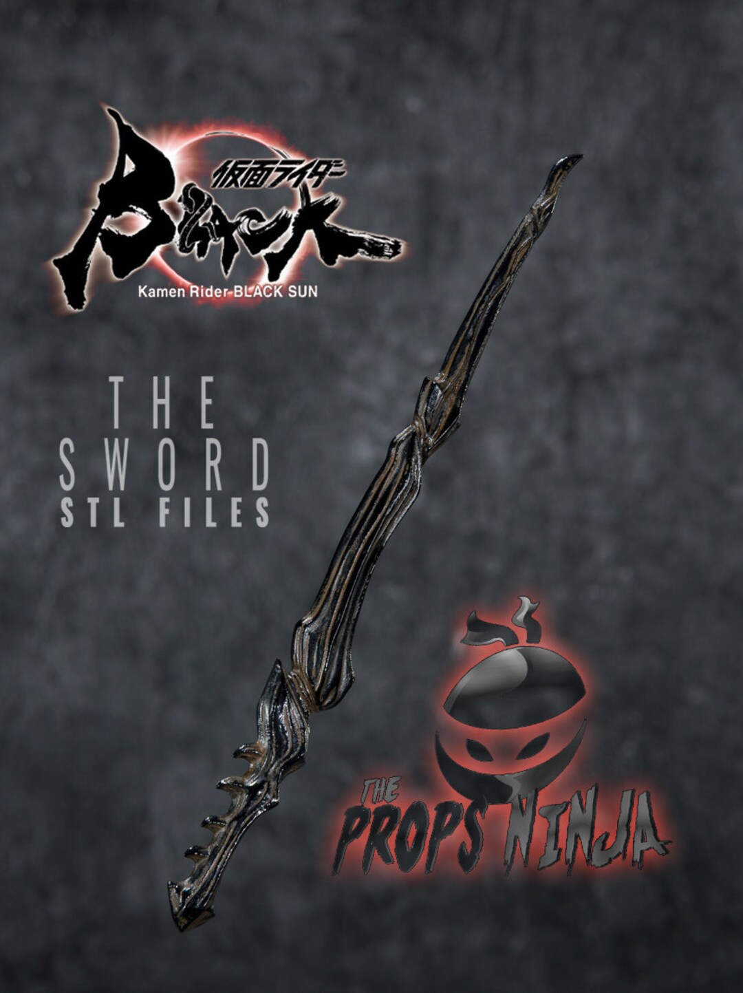 Kamen Rider Black Sun/ Shadow Moon Sword 3D Stl - Etsy