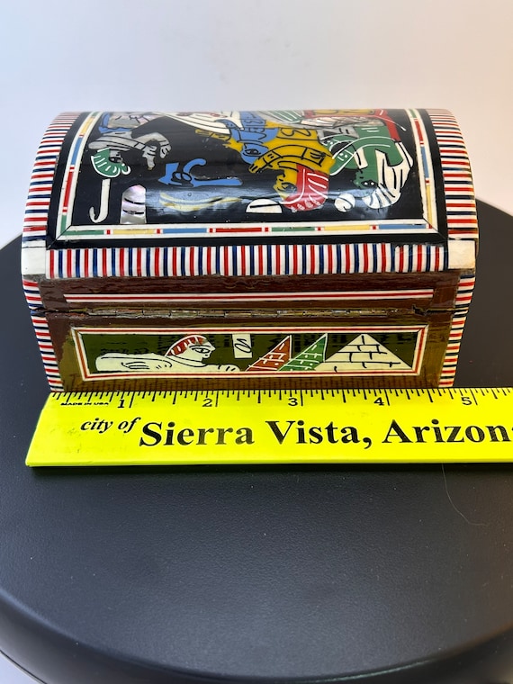 Handmade Egyptian Art Box - Gem