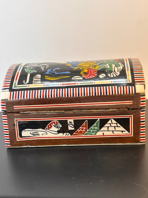 Handmade Egyptian Art Box - Gem