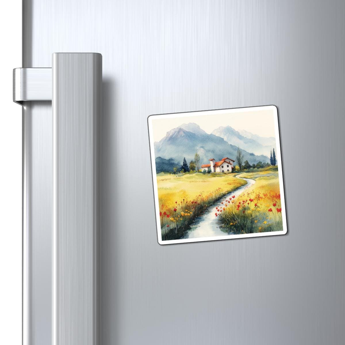 Watercolor Landscape Magnets – Soft Dreamy Artwork, Fridge Decor - Etsy