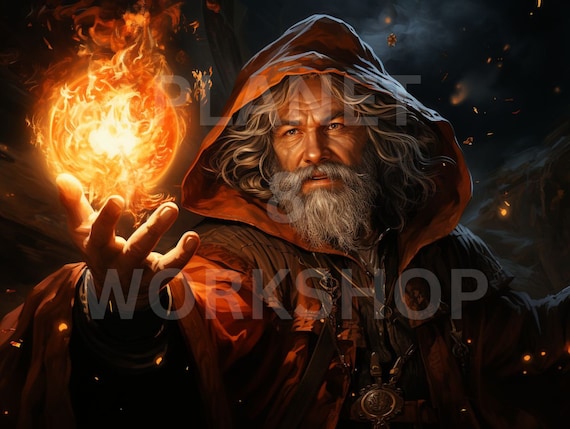 Fire Wizard Art