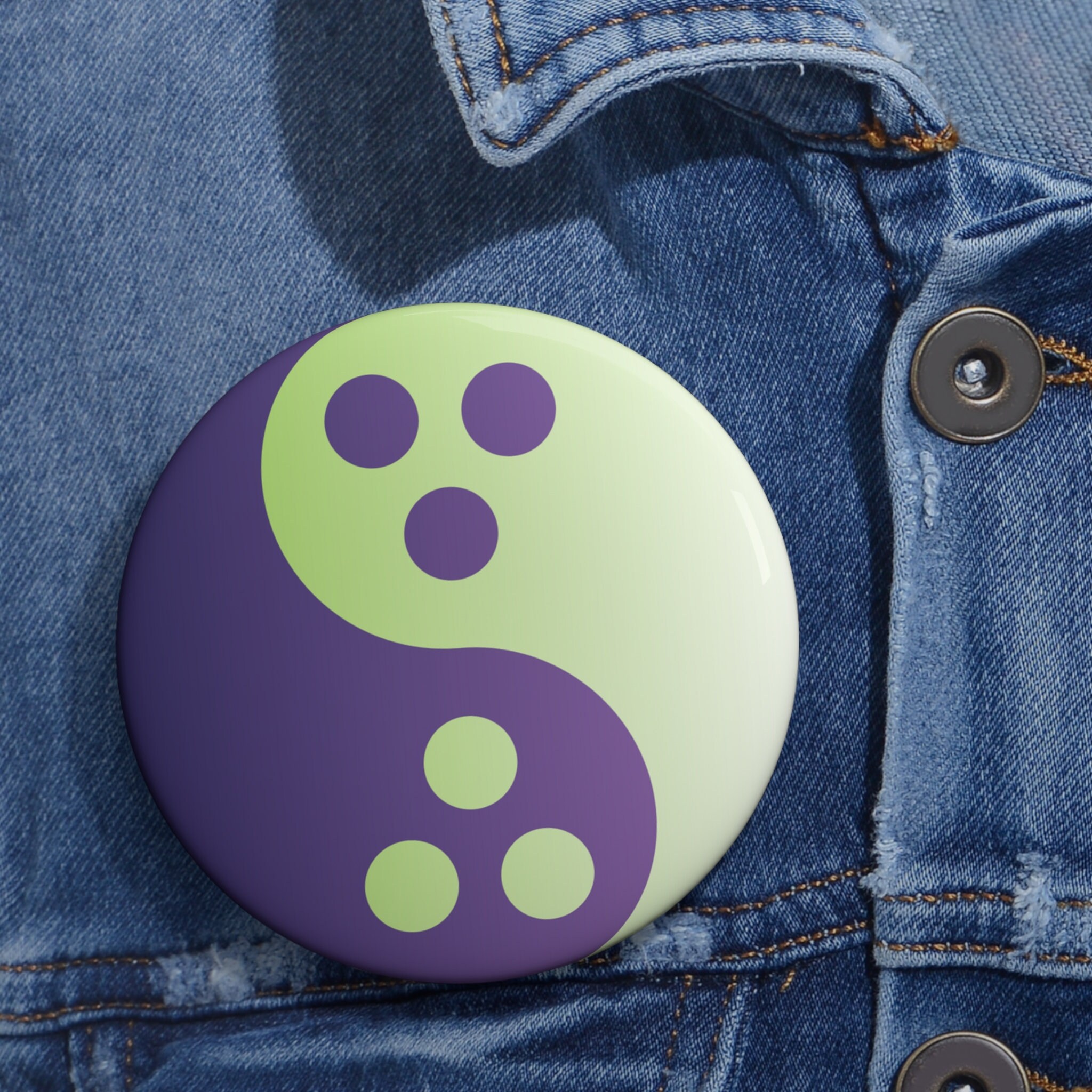 Dudeism Symbol Pin Button | Lightweight Durable Emblem - Etsy