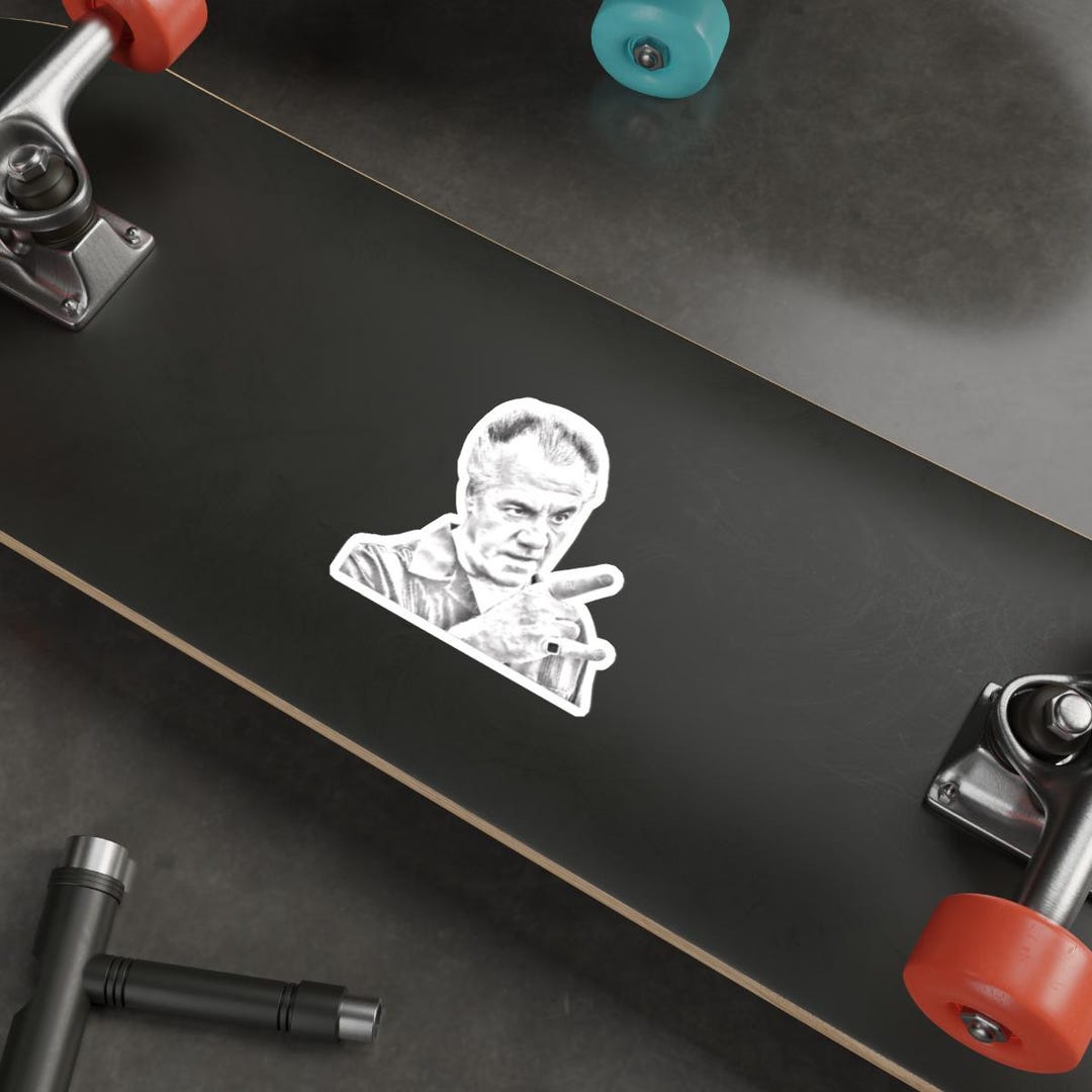 Hand Drawn Style Die-cut Stickers, Paulie Walnuts TV Sticker, Black and ...