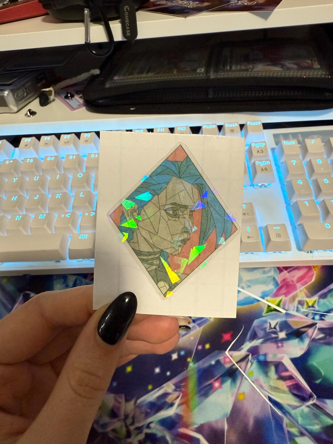 Arcane Stained Glass Transparent Sticker - Etsy
