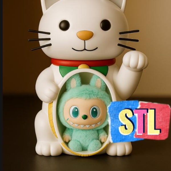 Labubu Doll Lucky - Etsy