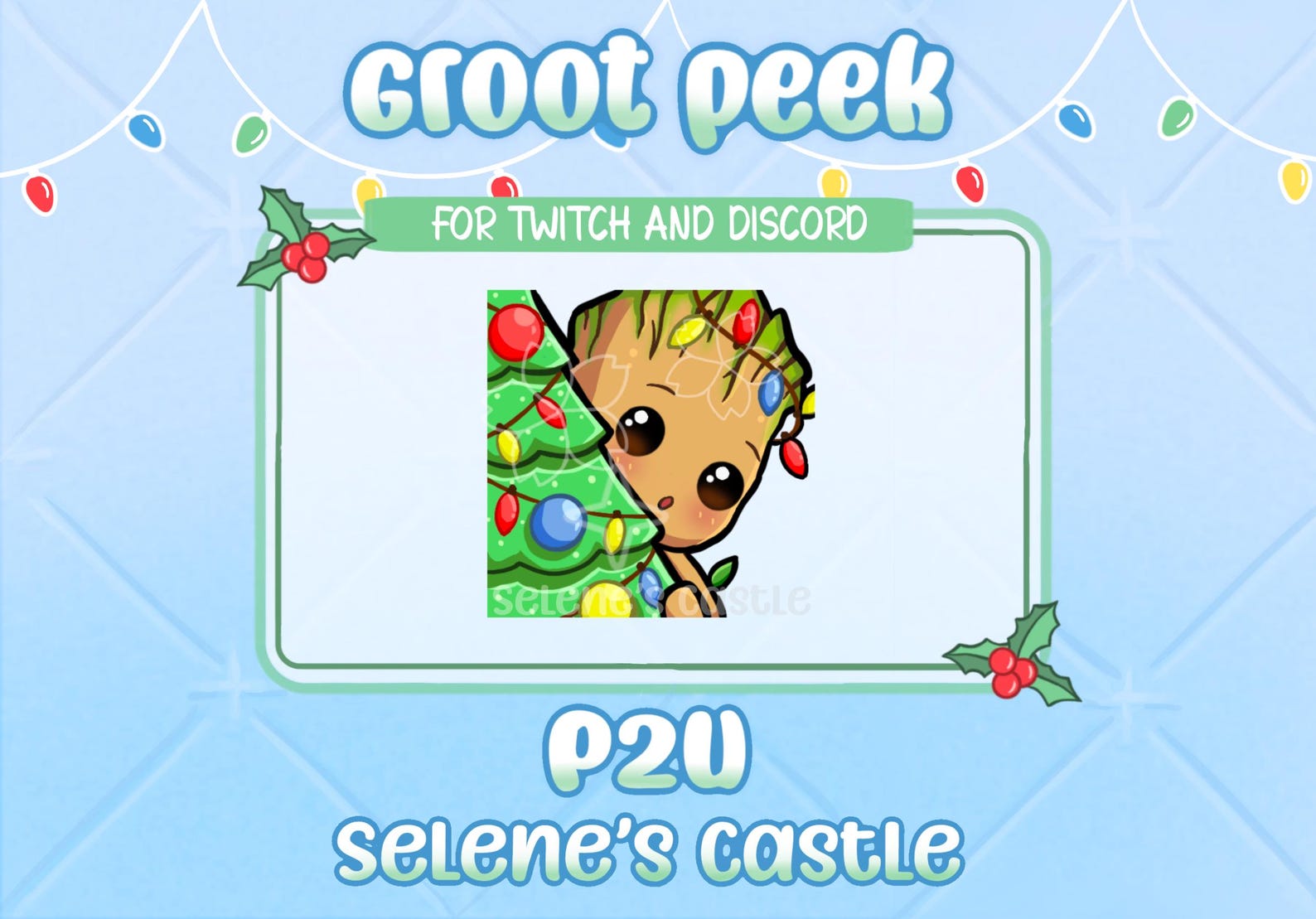 Groot Peek Emote for Twitch and Discord | Cute Groot Emote | Groot ...