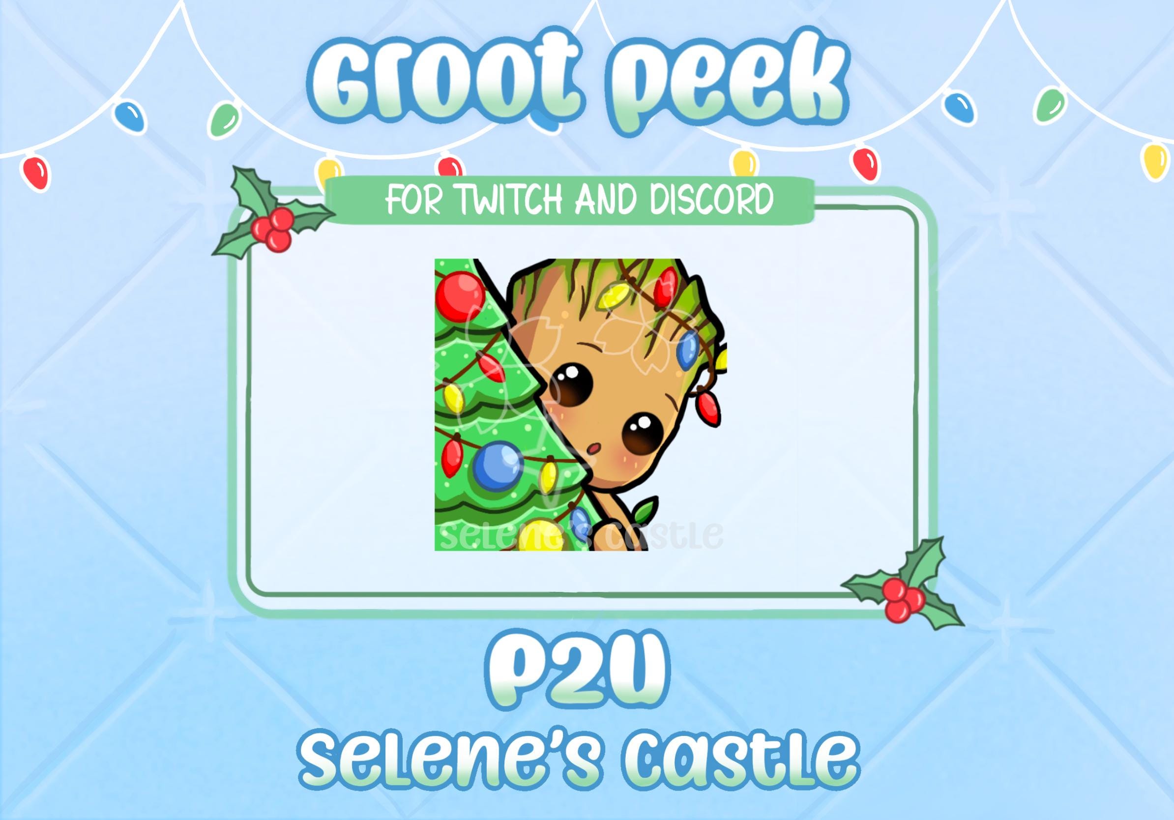 Groot Peek Emote for Twitch and Discord Cute Groot Emote Groot Twitch ...
