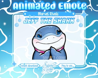 ANIMATED Jeff Leave Emotes 2 Pack | Jeff the Shark Emote for Twitch ...