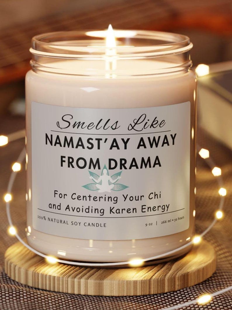 Smells Like Avoiding Karen Energy-mindfulness Candle - Etsy
