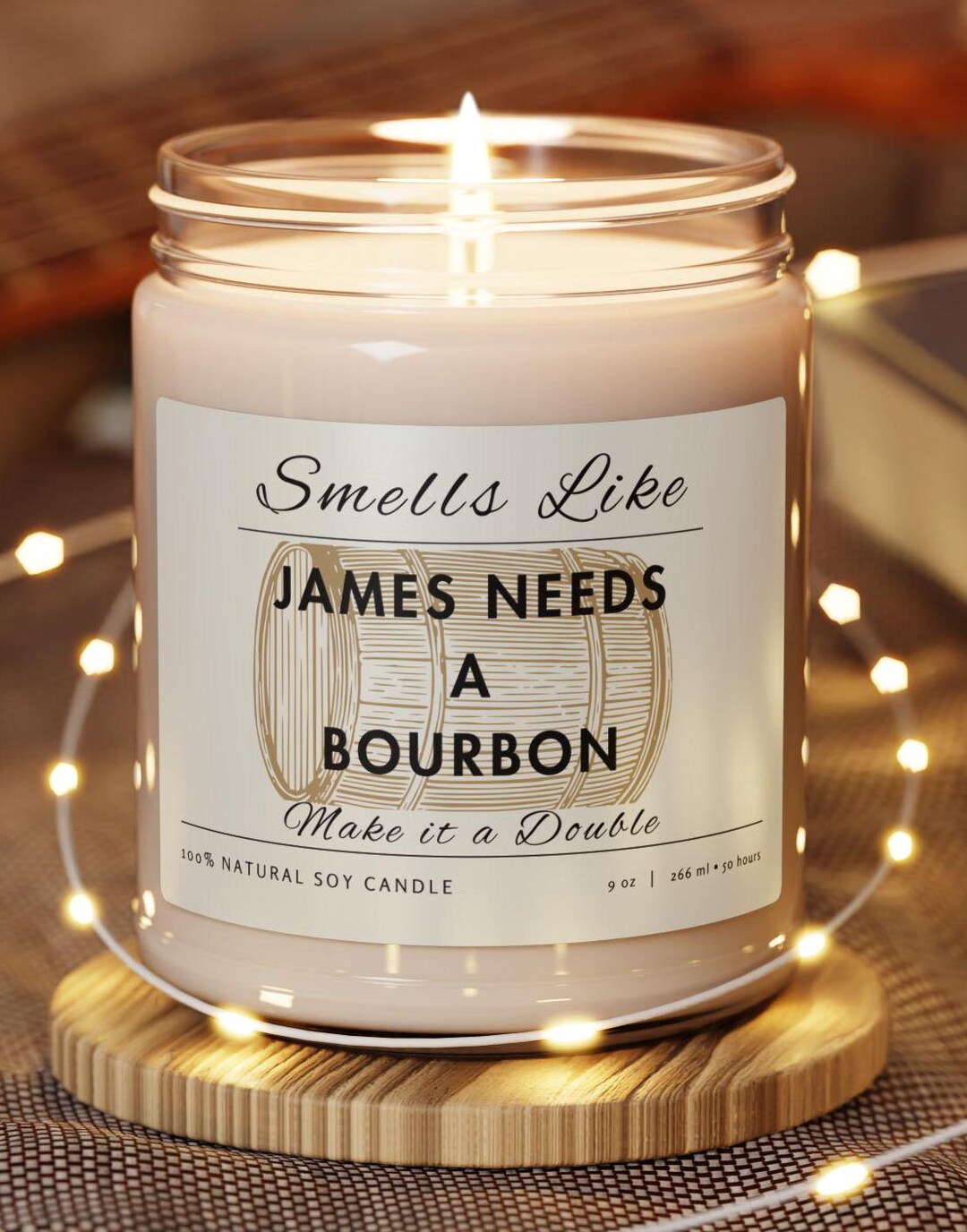 Bourbon Candle – Smells Like Someone Needs a Drink | Funny Whiskey ...