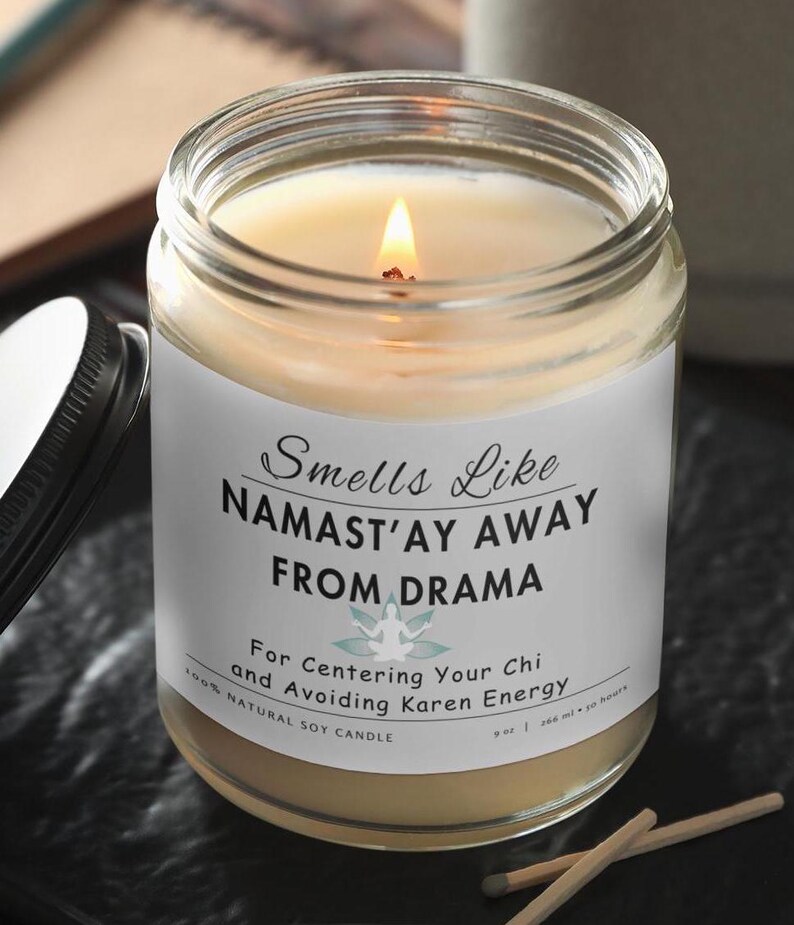 Smells Like Avoiding Karen Energy-mindfulness Candle - Etsy