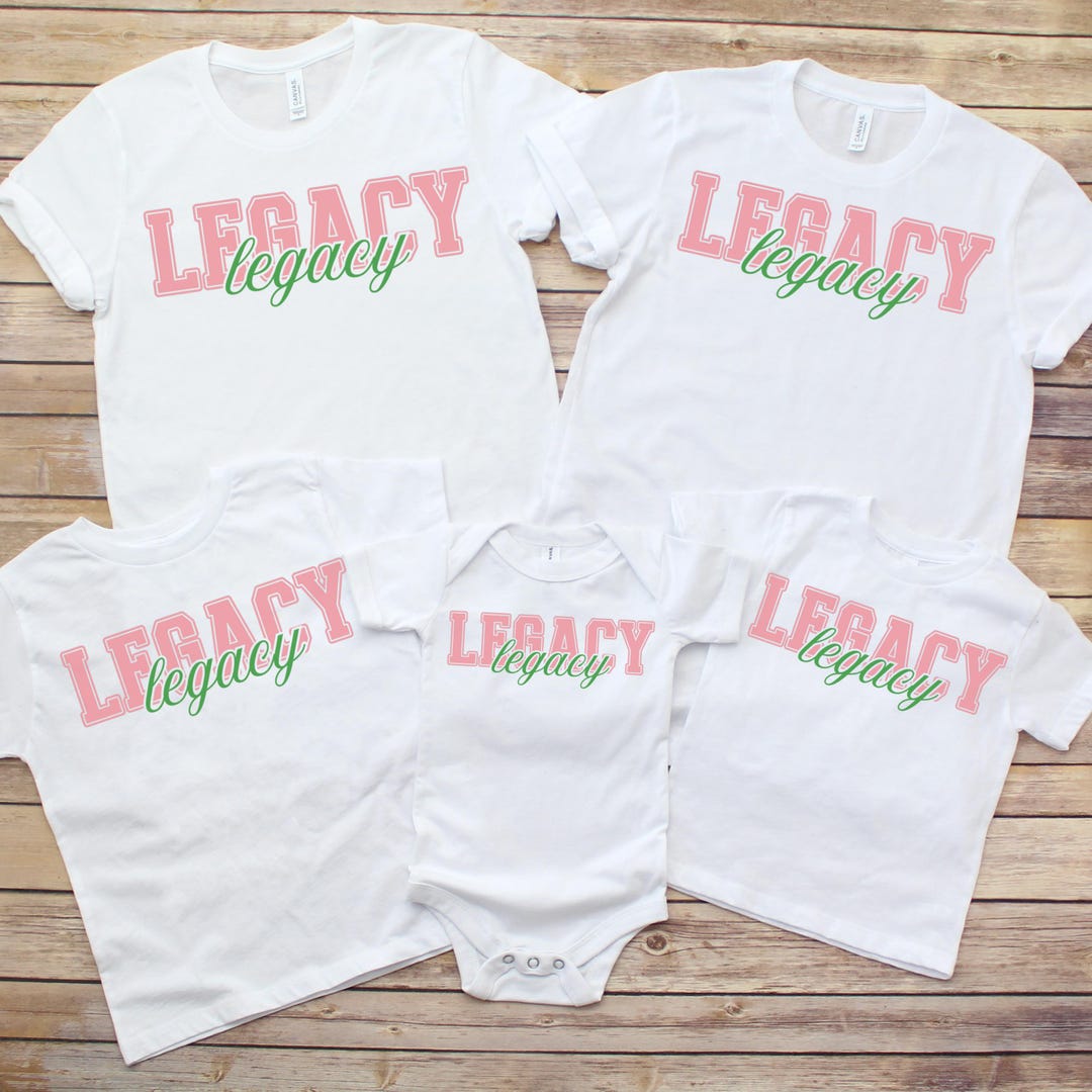 Sorority Legacy T-shirt, Group Matching Tee, Greek Life Shirt, Custom ...