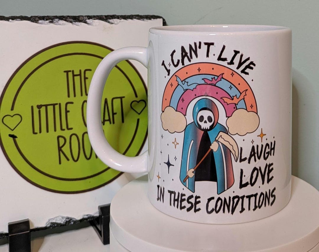 Live Laugh Love. Grim Reaper. Goth. Office Worker. Mental Health ...