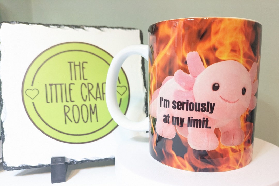 Axolotl Mug. Meme Mug. Cursed Mug. Mental Health Mug. Pink Lady. I'm ...