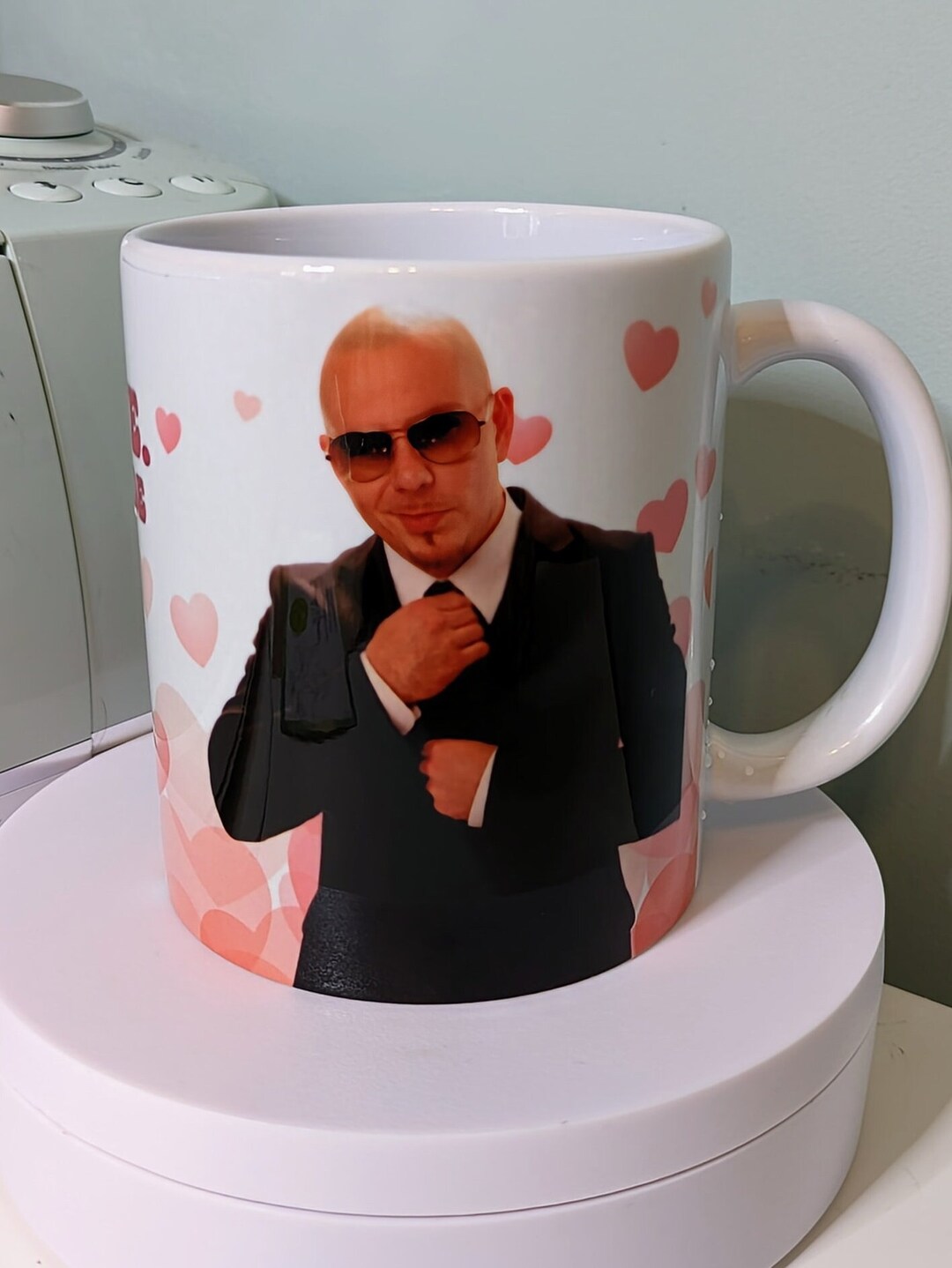 Mr Worldwide Mug, Live Laugh Love, Meme, Personalised Gift for Her ...