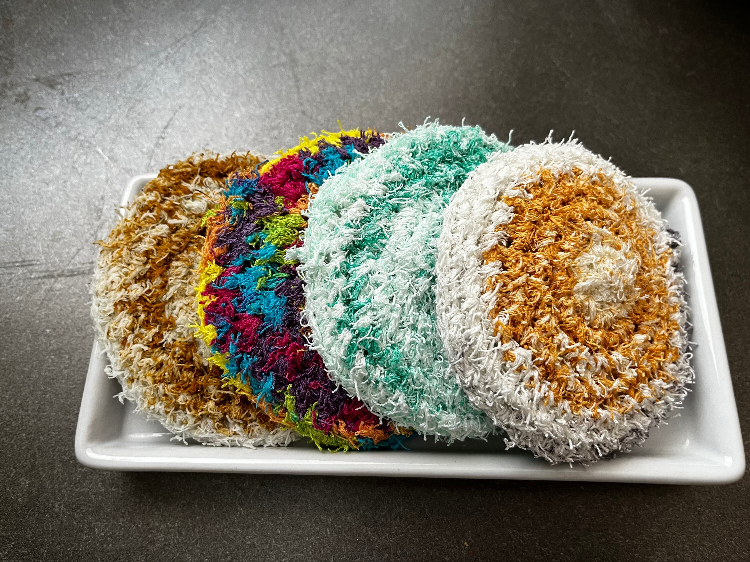 Dish Scrubbie Crochet Pattern PDF - Etsy