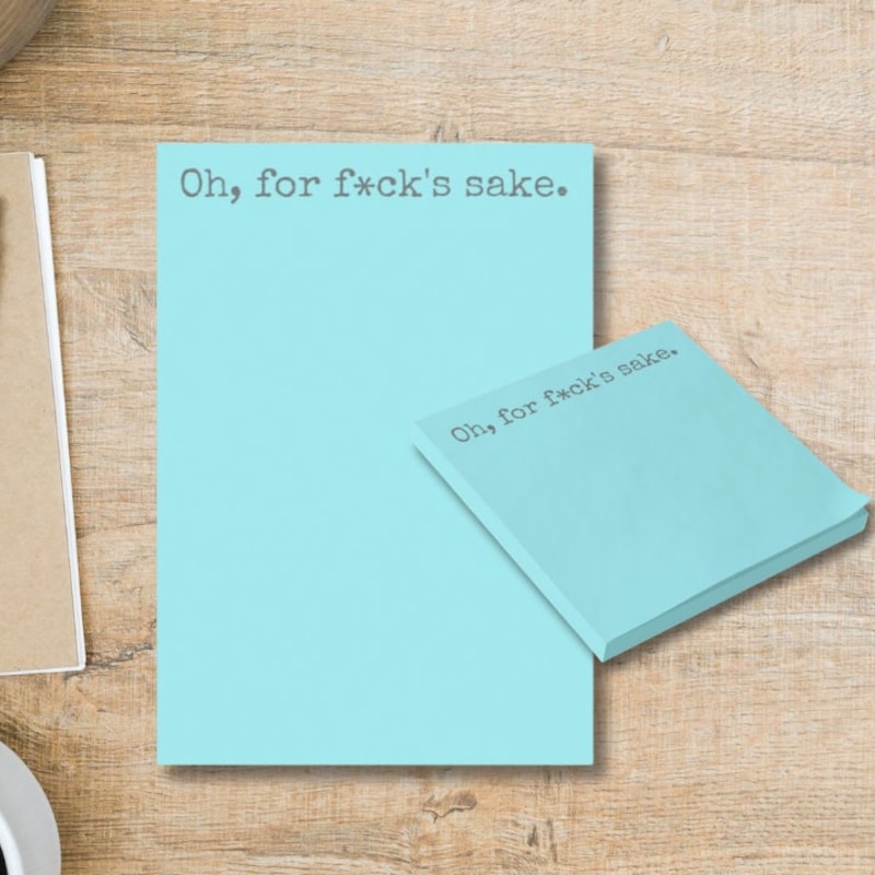 Funny Notepads With Sayings - Etsy