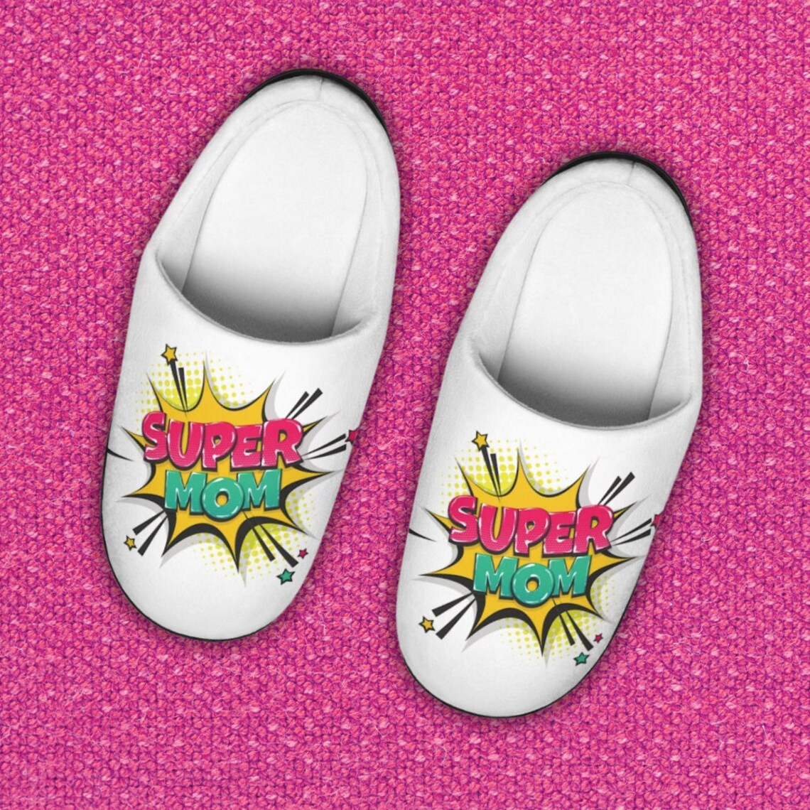 Super Mom Women's Indoor Slippers - Etsy