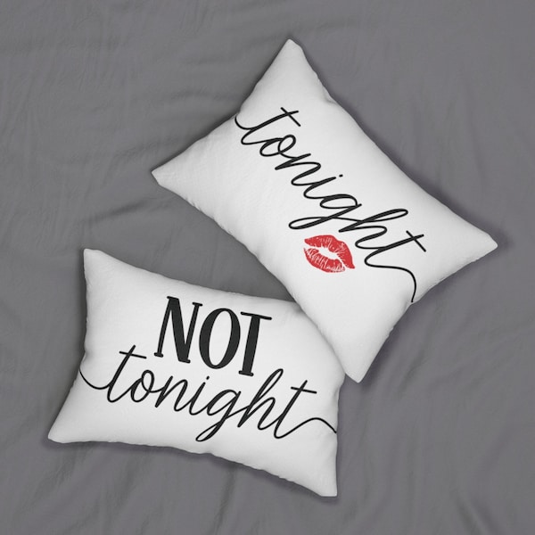 Not Tonight Pillow - Etsy