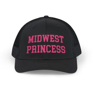 Midwest Princess Embroidered Trucker Cap - Snapback - 5 Colors - Etsy
