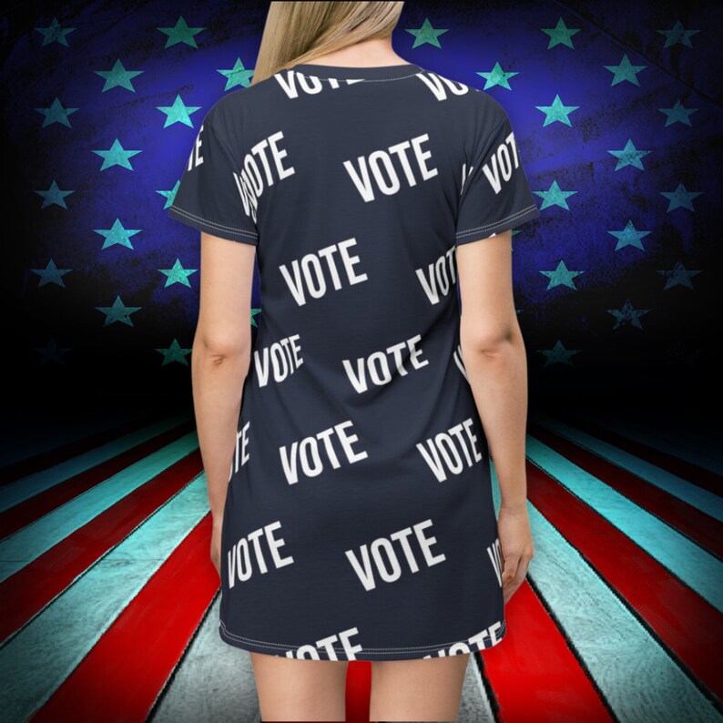 VOTE T-shirt Dress - Presidential Election Outfit - Etsy