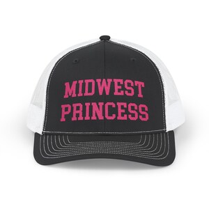 Midwest Princess Embroidered Trucker Cap - Snapback - 5 Colors - Etsy