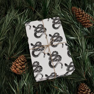 Rattlesnake Wrapping Paper - Arcane Snake Gift Wrap - 3 Sizes - Matte ...