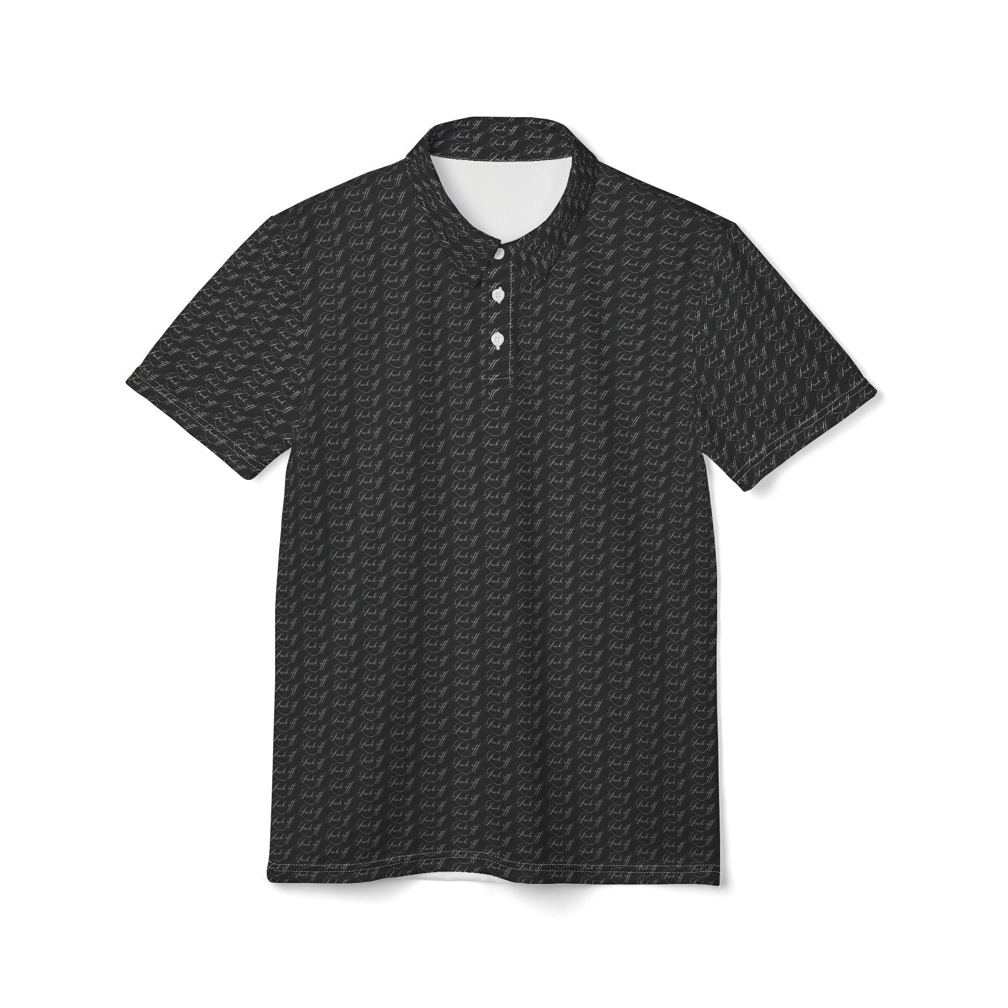 Hidden Swear Word Pattern Polo Shirt - Funny Unisex Golf Top - Etsy