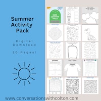 Blank Family Summer Bucket List Printable, Summer Printables for ...