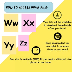 Printable Alphabet Flash Cards, Classroom Decor, Toddlers Preschool ...