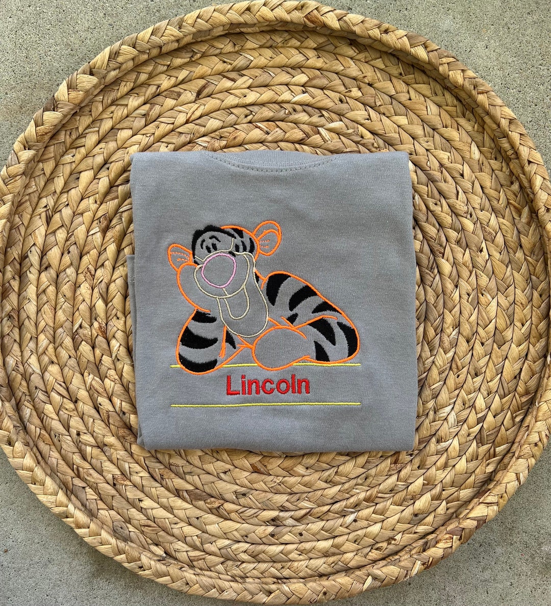 Personalized Tigger With Name - Etsy