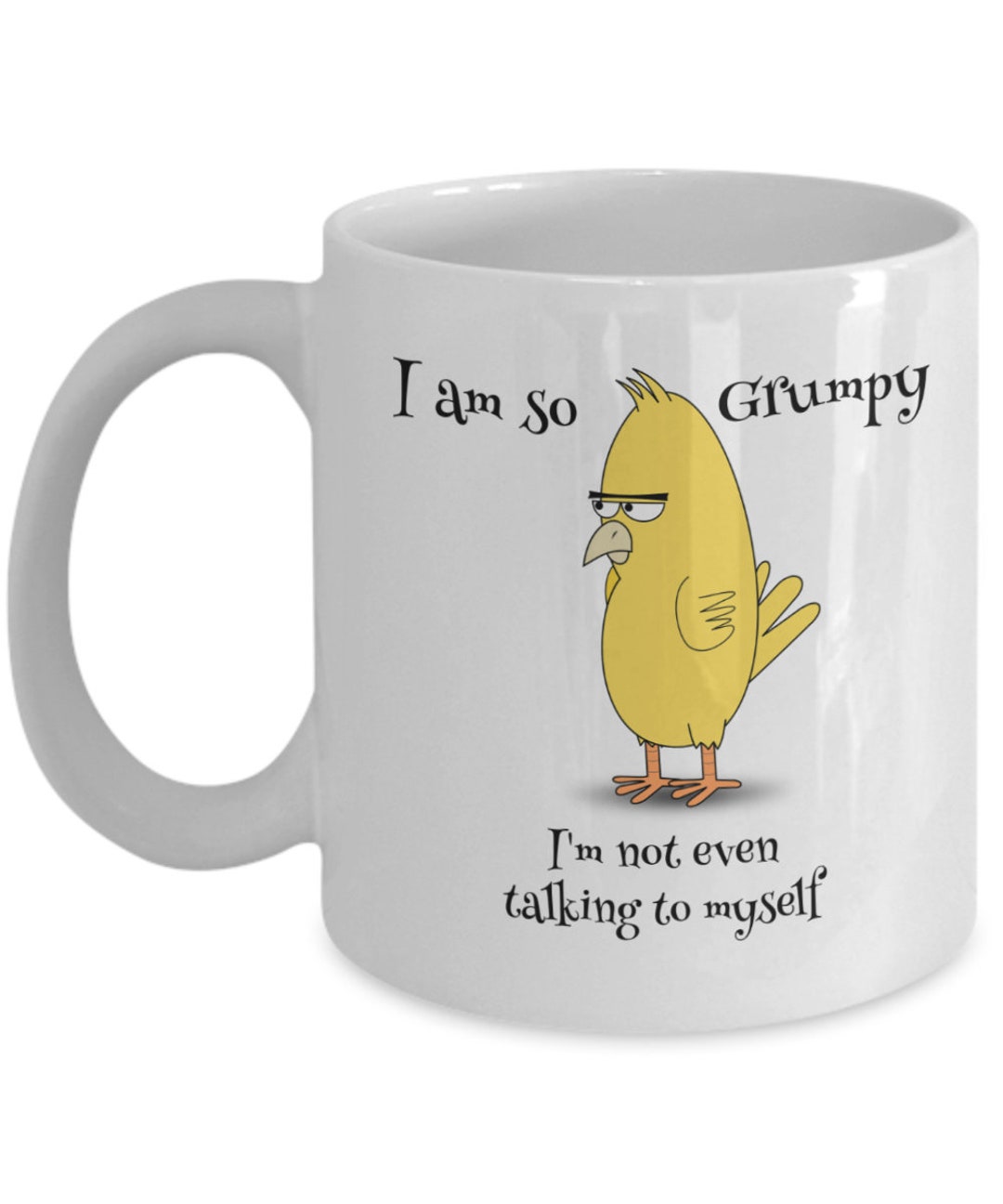 Warning This Grumpy Bird Isn't Talking to Himself Funny - Etsy