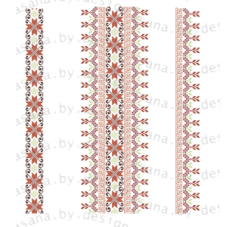 Palestinian Tatreez Pattern - Etsy