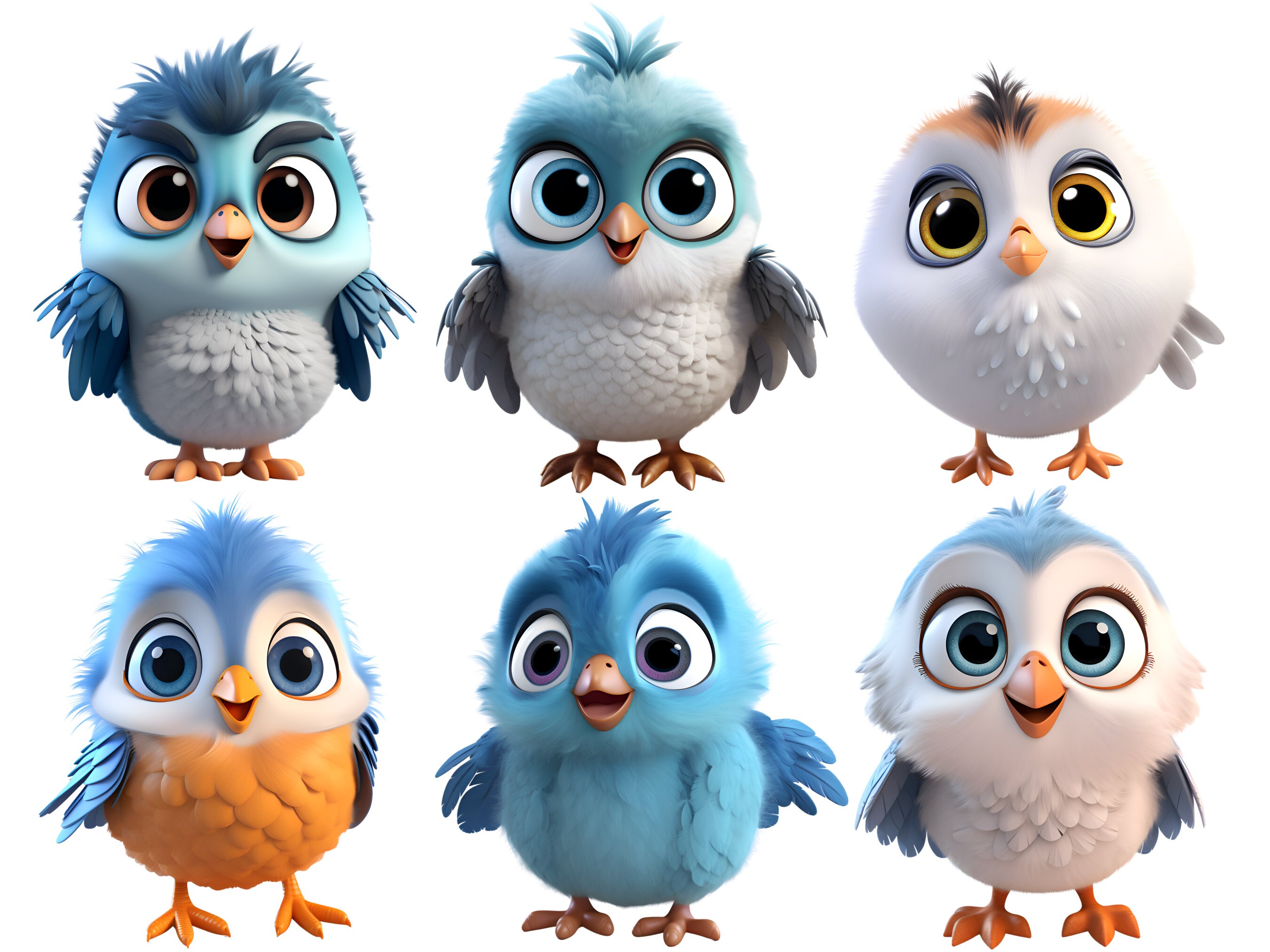 65 Cute Bird PNG Clipart Colorful Bird Prints Birds Bundle - Etsy