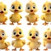 83 Cute Duck Duckling PNG Clipart - Ducklings Art Print - Yellow Duck ...