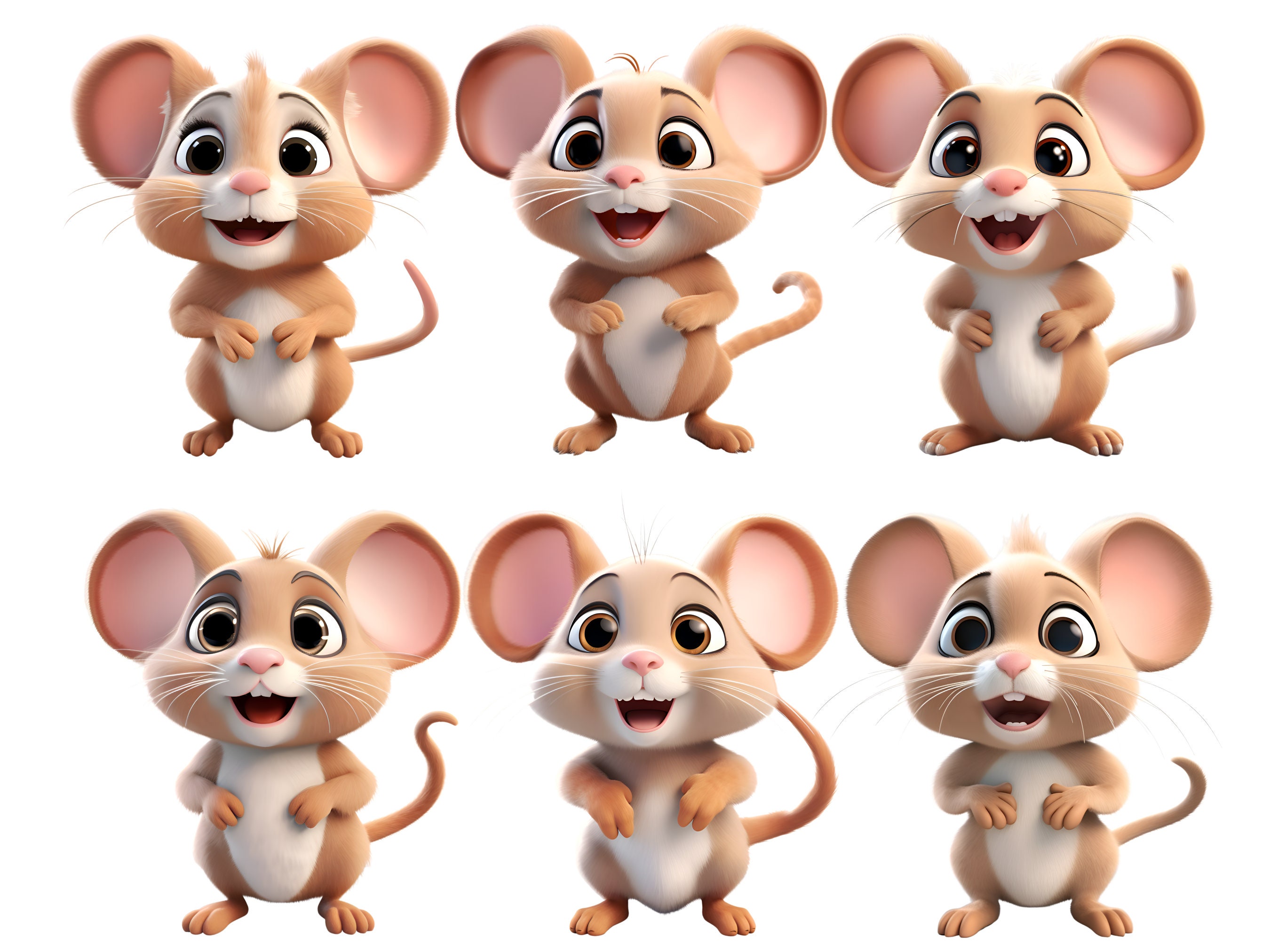 60 Cute Mouse PNG Clipart - Mouse Art - Mouse Pictures - Digital ...